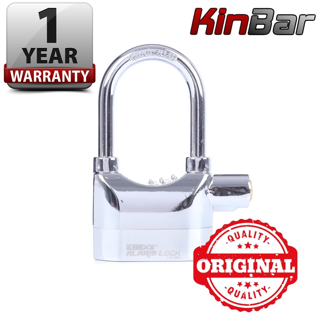 Kinbar Alarm Lock กุญแจกันขโมย กุญแจเตือนภัย สัญญาณกันขโมย กุญแจ ล็อคด ...