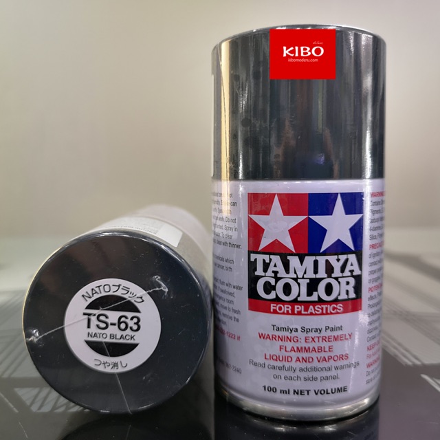 สีสเปรย์ทามิย่า Tamiya TS-63 nato Black 100ml สีดำนาโต้ | Shopee Thailand
