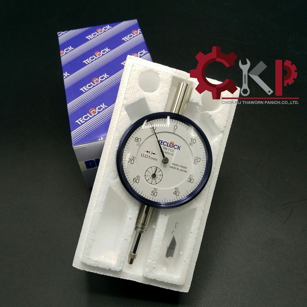 TECLOCK ไดอัลเกจ / เกจตั้งศูนย์ รุ่น TM-110 // ออกใบกำกับภาษีได้ | Shopee Thailand