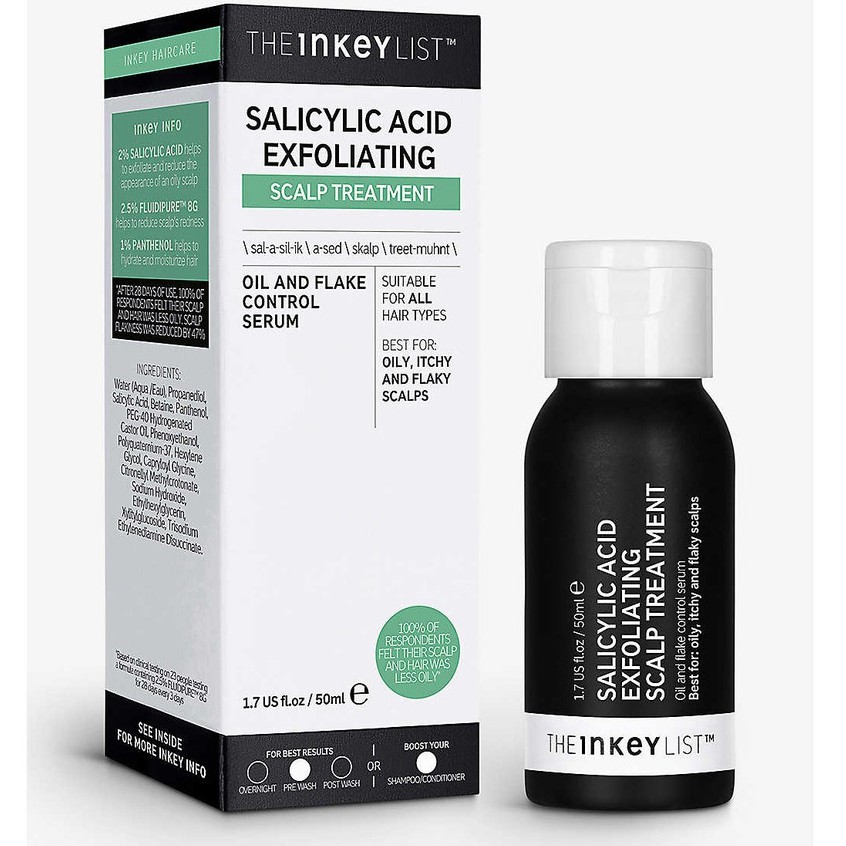 THE INKEY LIST Salicylic Acid Exfoliating scalp treatment 50ml | Shopee ...