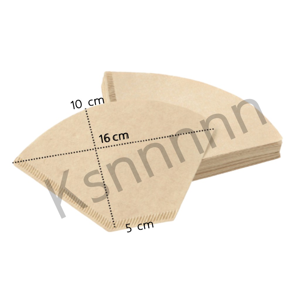 MUJI COFFEE DRIP แผ่นกรองกาแฟ ไม่ฟอกสี 60 แผ่น กระดาษดริป filter cold ...