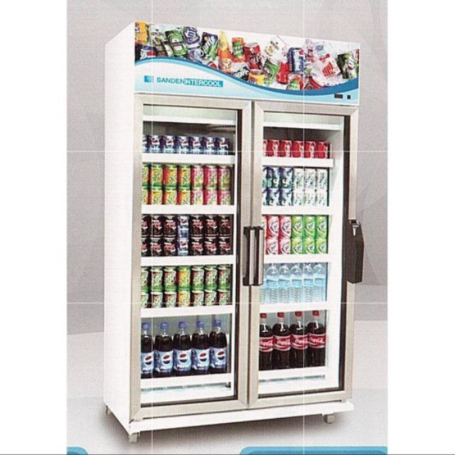 ตู้แช่sanden intercool 2 บาน | Shopee Thailand
