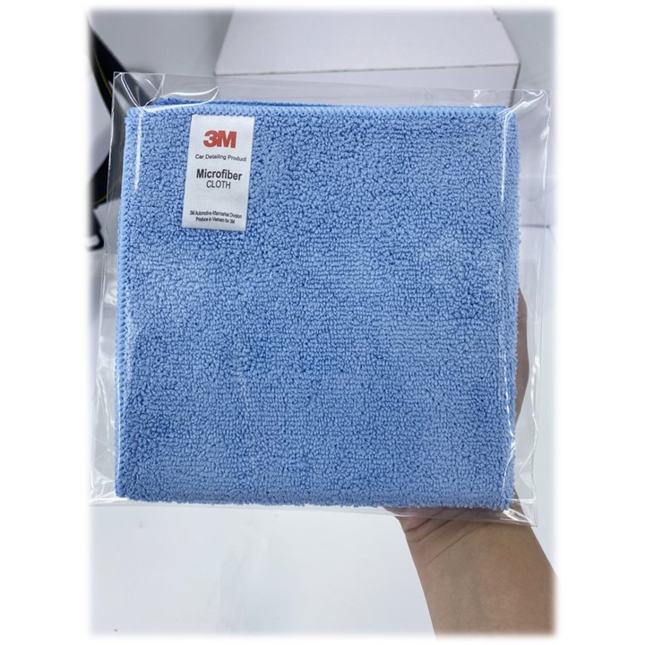 3M (3 ผืน) MICROFIBER CLOTH 30x30cm ผ้าไมโครไฟเบอร์สีฟ้า | Shopee Thailand