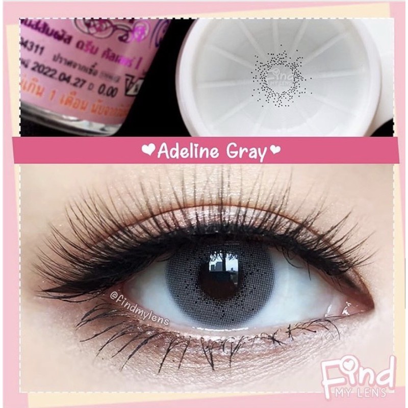Adeline gray คอนแทคเลนส์ (dreamcolor1) | Shopee Thailand