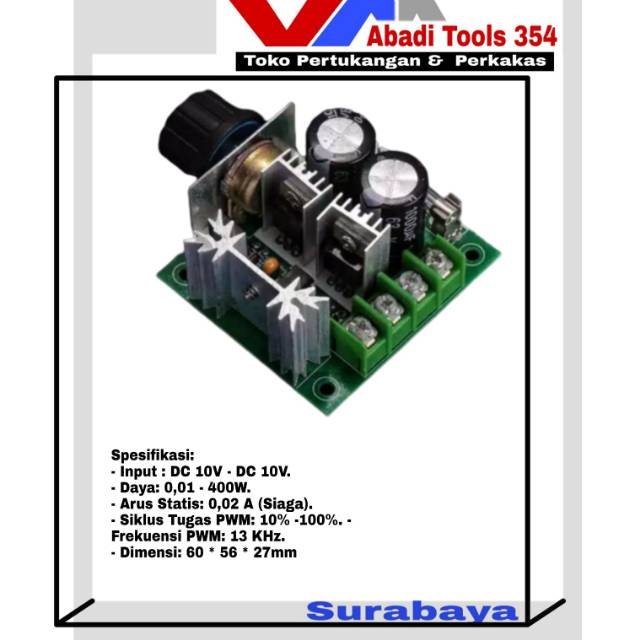 10V-40V 10A DC มอเตอร์ควบคุมความเร็ว WM ควบคุมความเร็ว | Shopee Thailand
