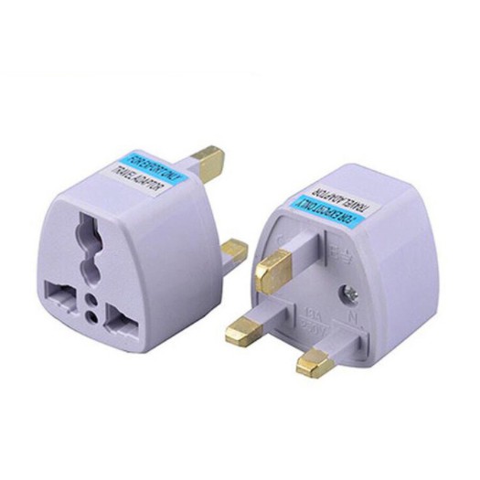 3-pin Universal Adapter Plug Head UK 3 Pin Plug Socket US/EU/AU to UK ...