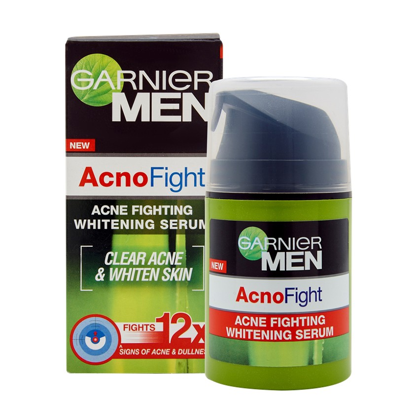 การ์นิเย่ เมน แอคโนไฟท์ เซรั่ม ขนาด 40 มล GARNIER MEN ACNO FIGHT SERUM ...