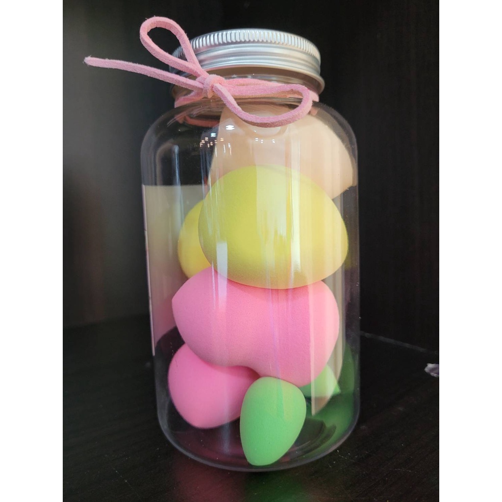 พัฟเกลี่ยรองพื้น Set SAVE MY COSMETICS SOAK SPONGE MIMI 5ชิ้น เนื้อนิ่ม ...