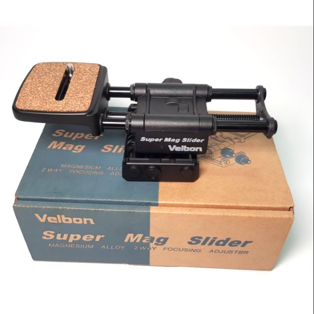 Velbon Super Mag Slider Magnesium Alloy 2Way Focusing Adjuster สำหรับถ่ายมาโคร | Shopee Thailand