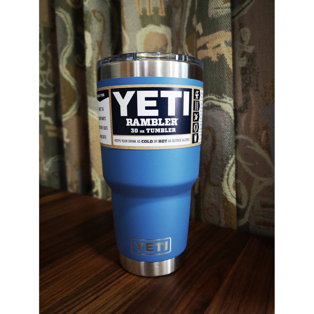 แก้ว YETI แท้ รุ่น RAMBLER 30oz สีที่เลิกผลิตแล้ว สี Pacific Blue ...