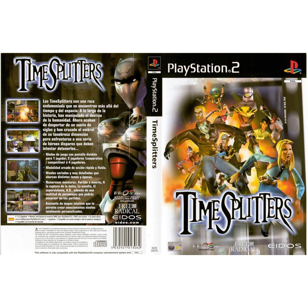 แผ่นเกมส์ PS2 TimeSplitters คุณภาพ ส่งไว (CD) | Shopee Thailand
