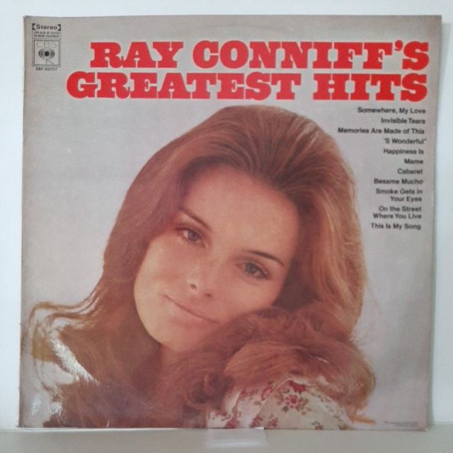 แผ่นเตียง 12 นิ้ว Ray conniff's ร้อง เพลงประสานเสียง และบรรเลง เพลงที่ ...