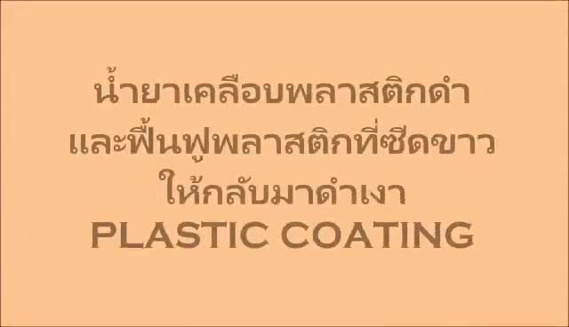 TTWIN เคลือบพลาสติกดำและฟื้นฟูพลาสติกที่ซีดขาว 30 มล. | Shopee Thailand