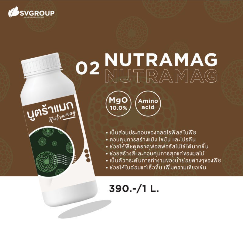 SV นูตร้าแมก (NUTRA MAG) แมกนีเซียมชนิดเข้มข้น Extra MAG เอ็กซ์ตร้าแมก ...