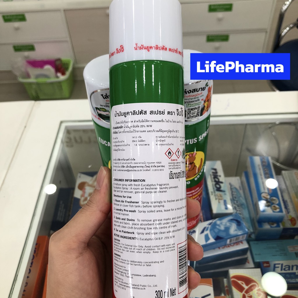 น้ำมันยูคาลิปตัส สเปรย์ ตรา จิงโจ้ (Eucalyptus spray kangaroo spray ...