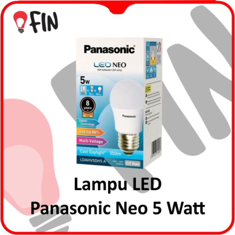 โคมไฟ LED Panasonic Neo 5 วัตต์ | Shopee Thailand