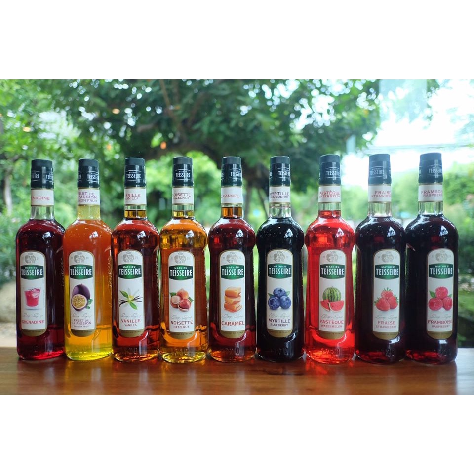 Tesseire Syrup Group2 เตสแซร์ น้ำเชื่อม ไซรัป กลุ่ม 2 | Shopee Thailand