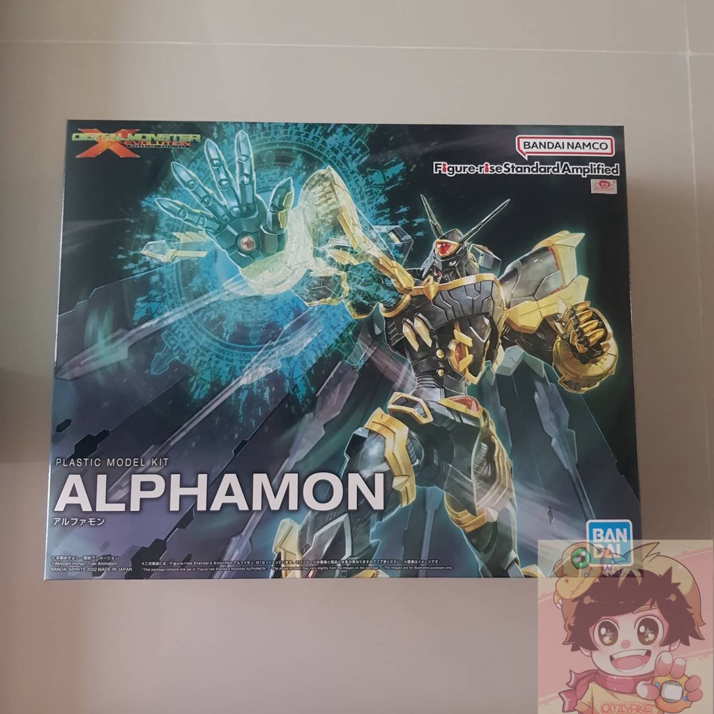 BANDAI DIGIMON Figure-Rise Standard:AMPLIFIED - Alphamon(one of the "Royal Knights") ดิจิม่อน ...