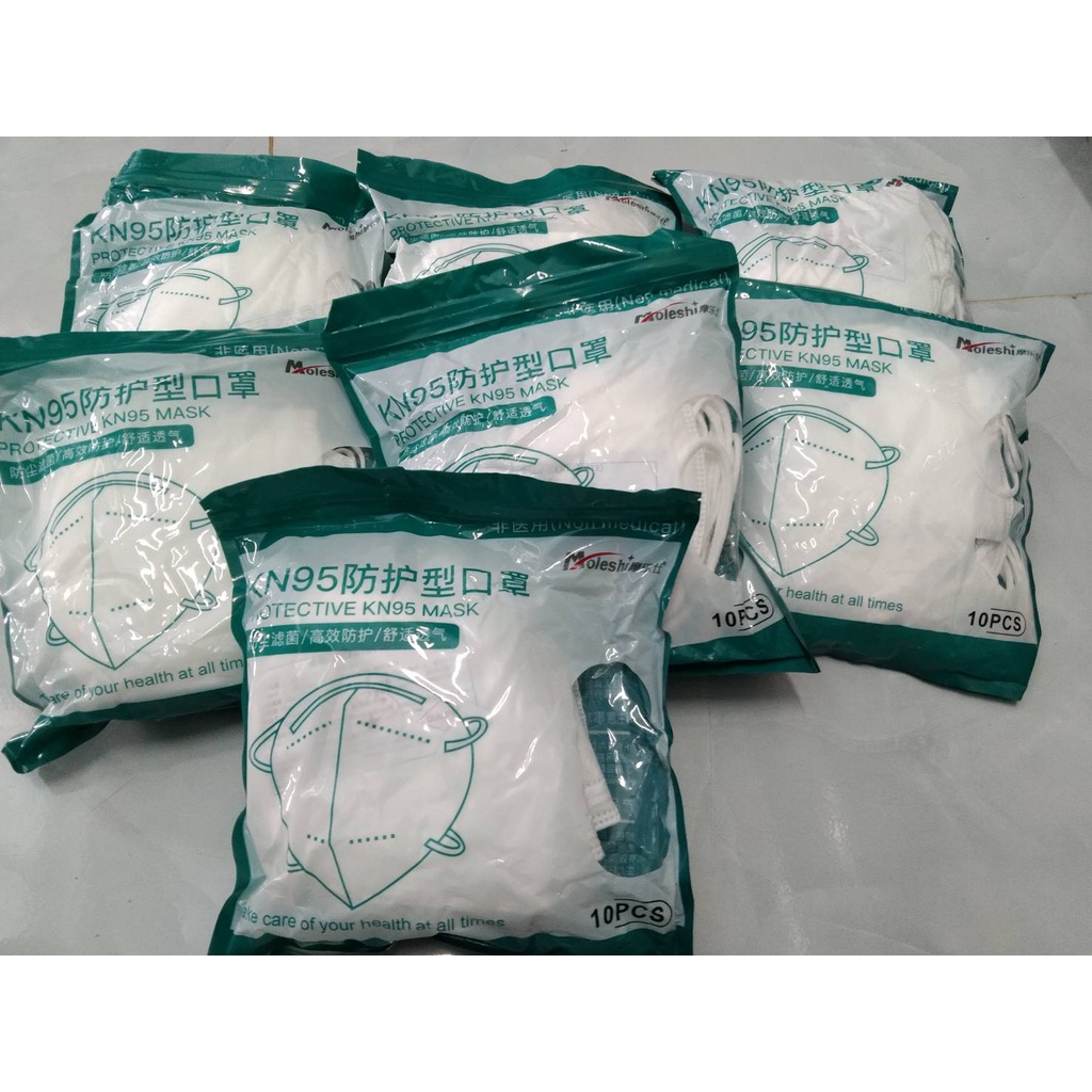 หน้ากาก KN95 (10 ชิ้น) PROTECTIVE KN95 MASK | Shopee Thailand