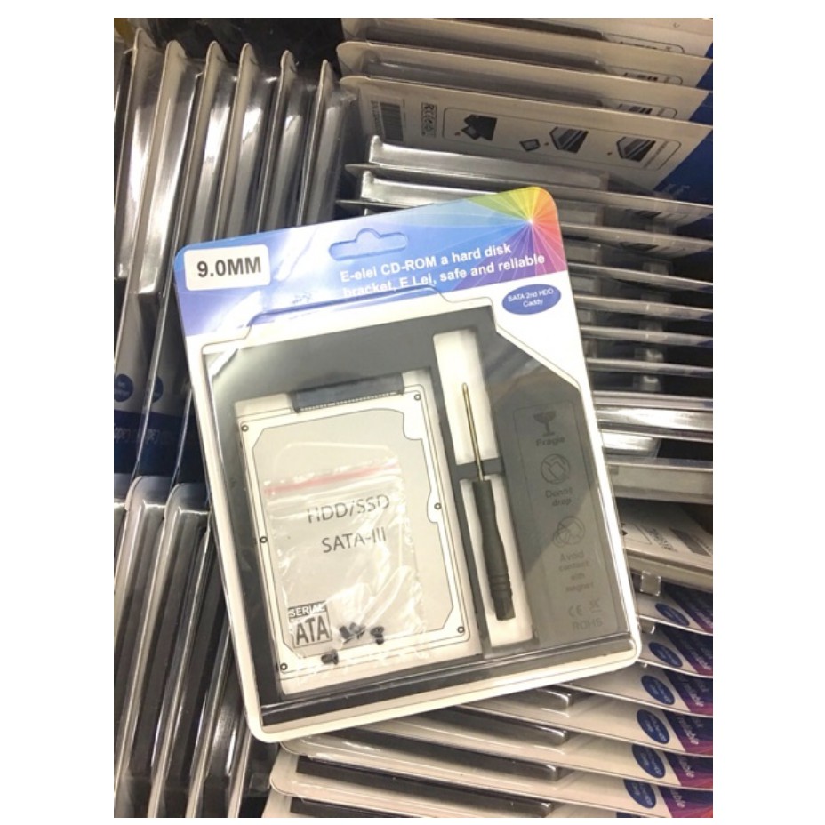 🚀ส่งเร็ว🚀 Tray SATA HDD SSD Enclosure Hard Drive Caddy Case 9.0 9.5 12. ...