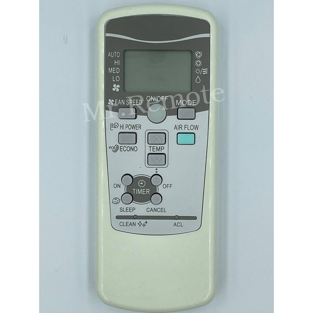 รีโมทแอร์ Mitsubishi รุ่น RKX502A001B (จะมีปุ่ม AIRFLOW) | Shopee Thailand