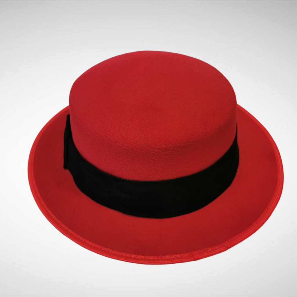 หมวกทรงเค้ก ผ้าสักหลาด Pancake Hat | Shopee Thailand