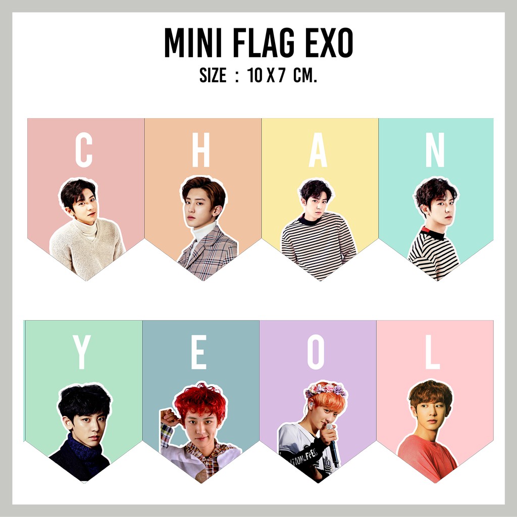 ธงจิ๋ว EXO [mini flag EXO] | Shopee Thailand