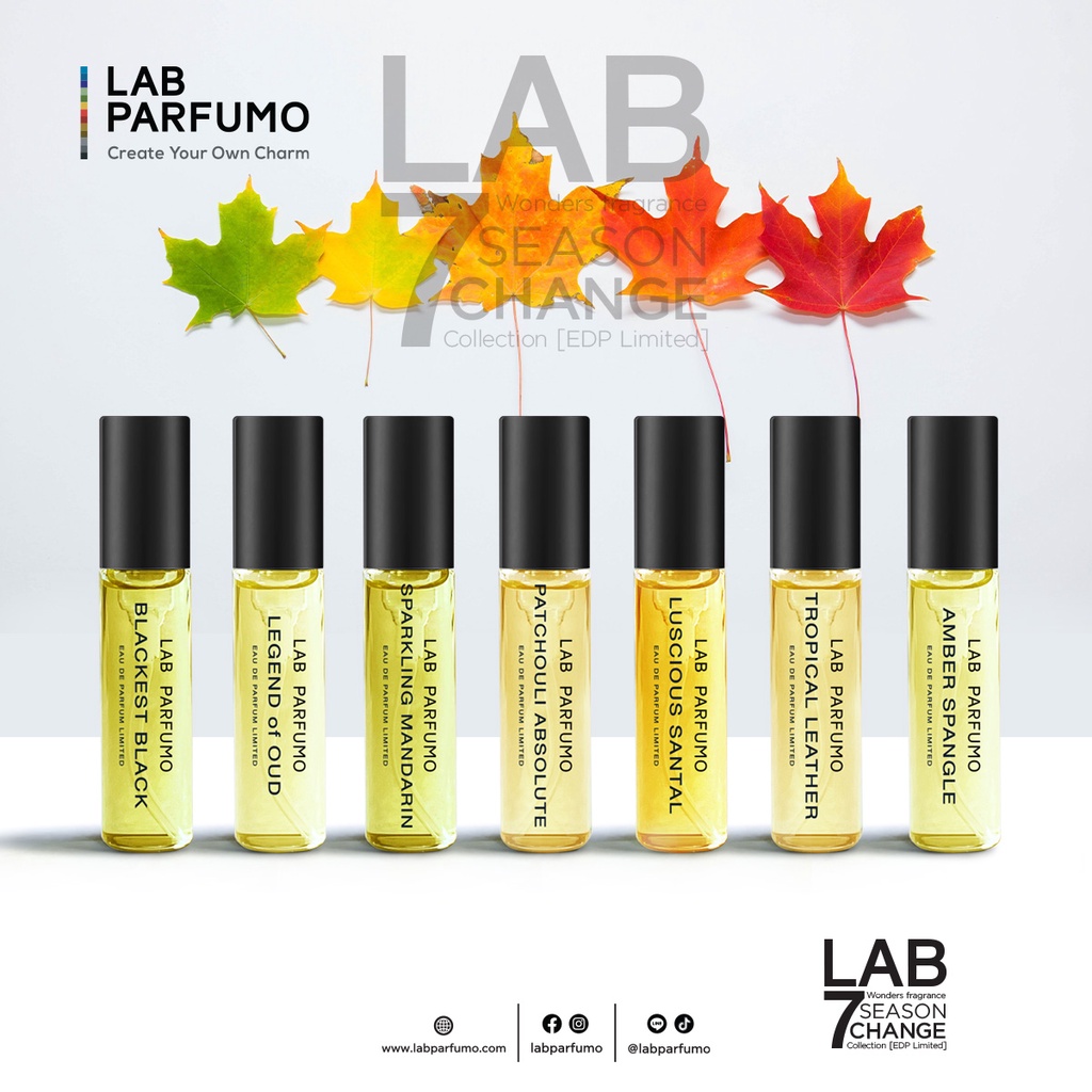 LAB Parfumo, 7 Wonders Fragrance Season Change Collection (EDP Limited) : Travel Set 6 หลอด แถม ...