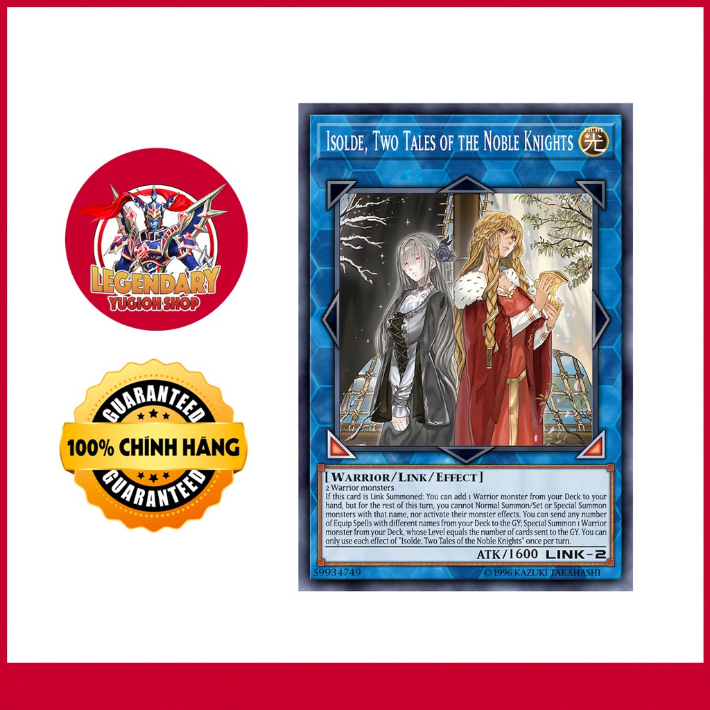 [การ์ด Yugioh ของแท้] Isolde, Two Tales of the Noble Knights | Shopee ...