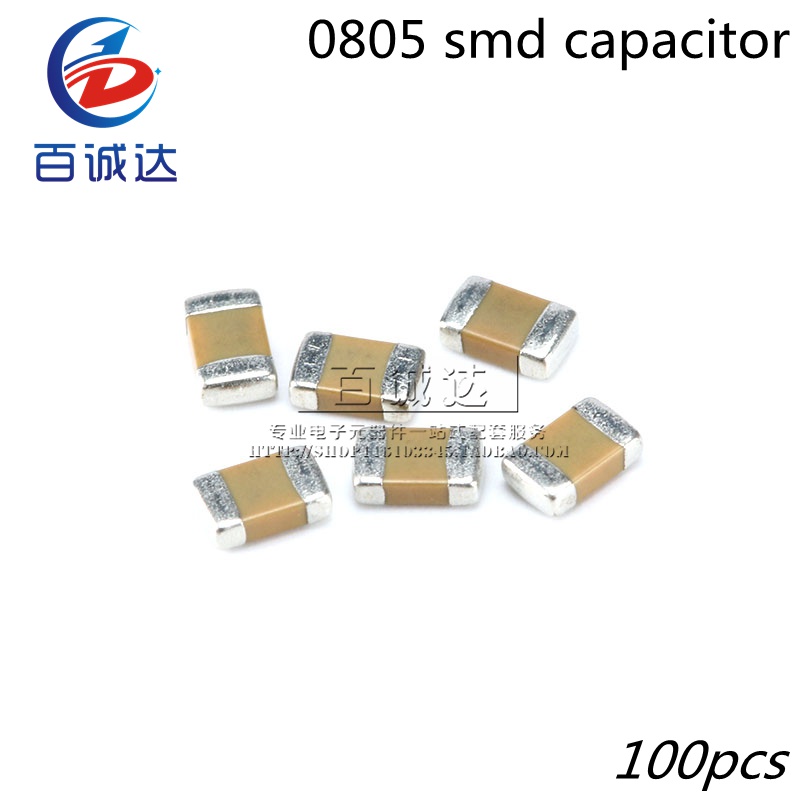 100pcs 0805 16/25/35V SMD ชิปตัวเก็บประจุเซรามิค 1PF 5PF 3PF 10PF 22PF ...