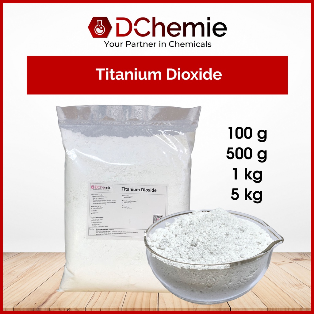 Titanium Dioxide, Food Grade [100g - 5kg] | Shopee Thailand