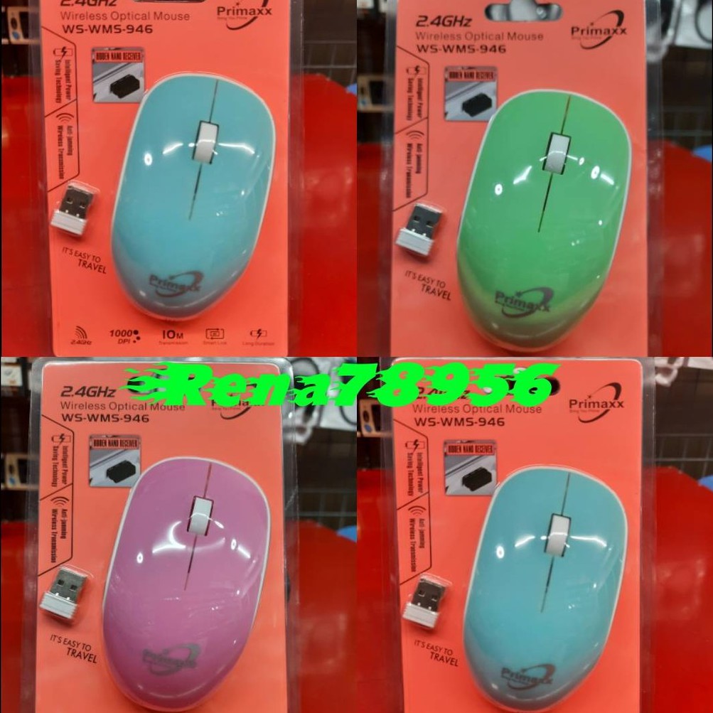 Primaxx WS-WMS-946 OPTICAL MOUSE 2.4GHz WIRELESS (คอมพิวเตอร์) | Shopee ...