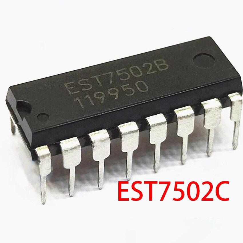 ชิ้นส่วนอะไหล่ Est7502B Est7502C Est-7502 Est7502 Dip-16 5 ชิ้น/ชุด ...