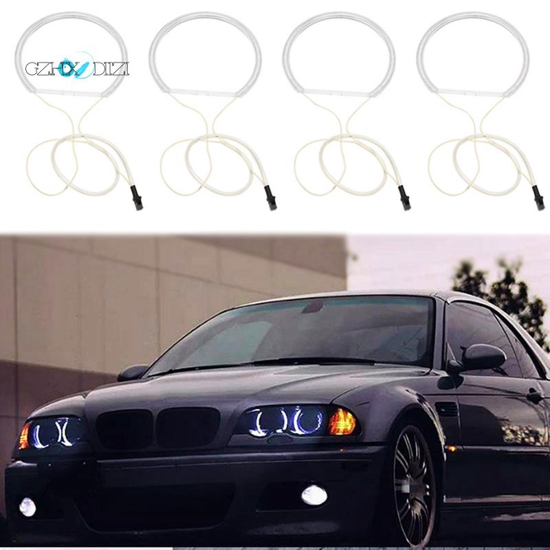 ชุดไฟหน้ารถยนต์ LED CCFL DRL สีขาว สําหรับ BMW E36 E46 E39 E38 4 ชิ้น | Shopee Thailand