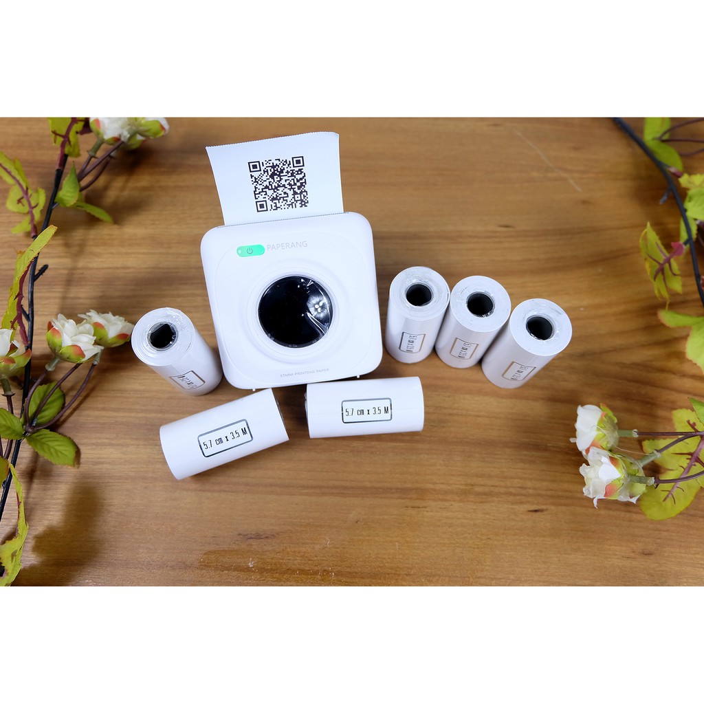 กระดาษสติ๊กเกอร์ paperang 6 ม้วน | Shopee Thailand