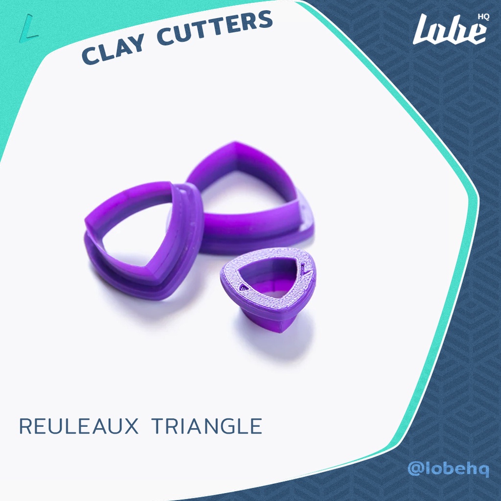 Reuleaux Triangle Shape Clay Cutter Tools/Clay Earring Cutter/ Plastic ...