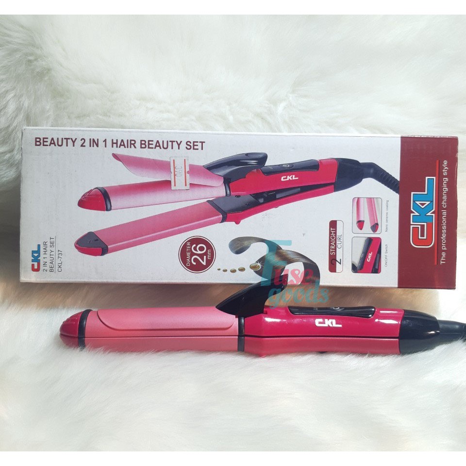 [พร้อมส่ง] เครื่องหนีบผม CKL รุ่น 737 ขนาดพกพาทำได้ทั้งตรง และ ลอน ขนาดแกน 26 mm ของแท้ | Shopee ...