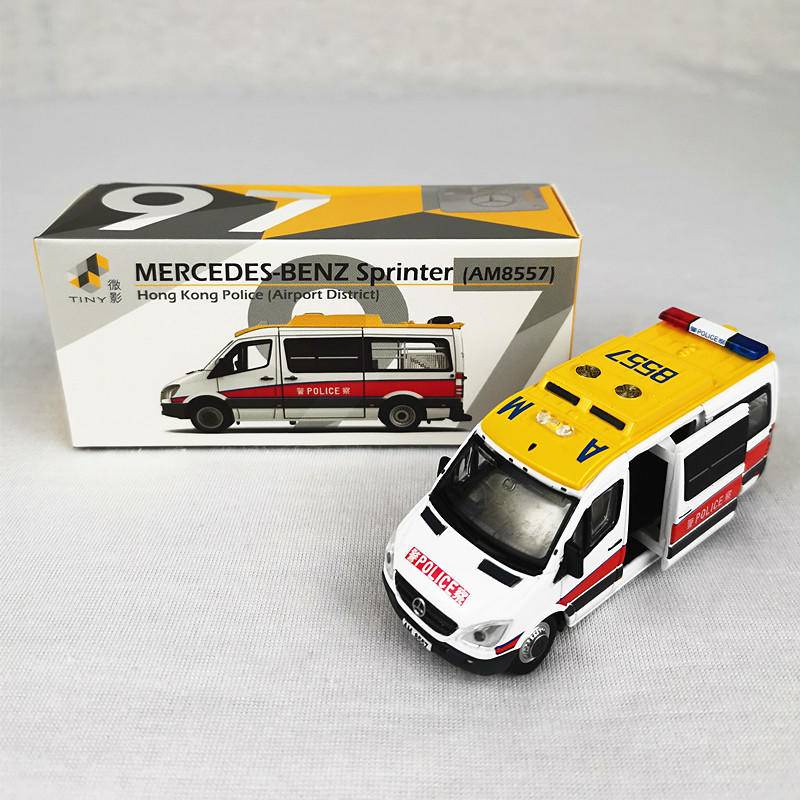 TINY 44/97/104/131/132/136 HONG KONG POLICE AMBULANCE BENZ SPRINTER DIECAST CAR | Shopee Thailand