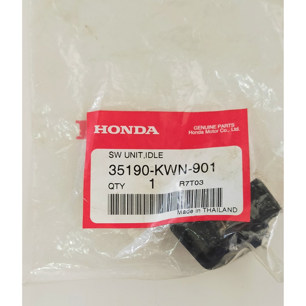 35190-KWN-901 ชุดสวิทช์หยุดการทำงานของเครื่องยนต์ Honda แท้ศูนย์ ...