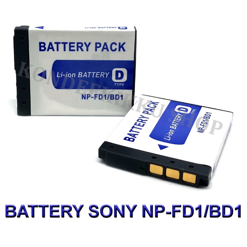 NP-BD1 / NP-FD1 / BD1 / FD1 Battery and Charger For Sony Cybershot DSC-G3,T2,T70,T77,T90,TX1 ...