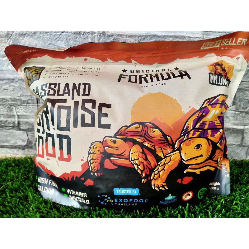 อาหารMr.Uncle สำหรับเต่าบกทุกชนิดน้ำหนักหนึ่งกิโลกรัม | Shopee Thailand