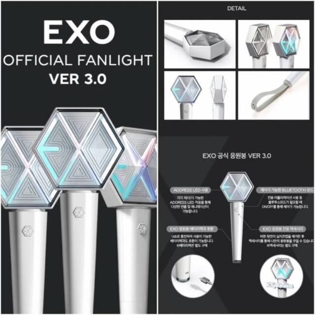 PRE-ORDER EXO - OFFICIAL LIGHT STICK VER 3 | Shopee Thailand