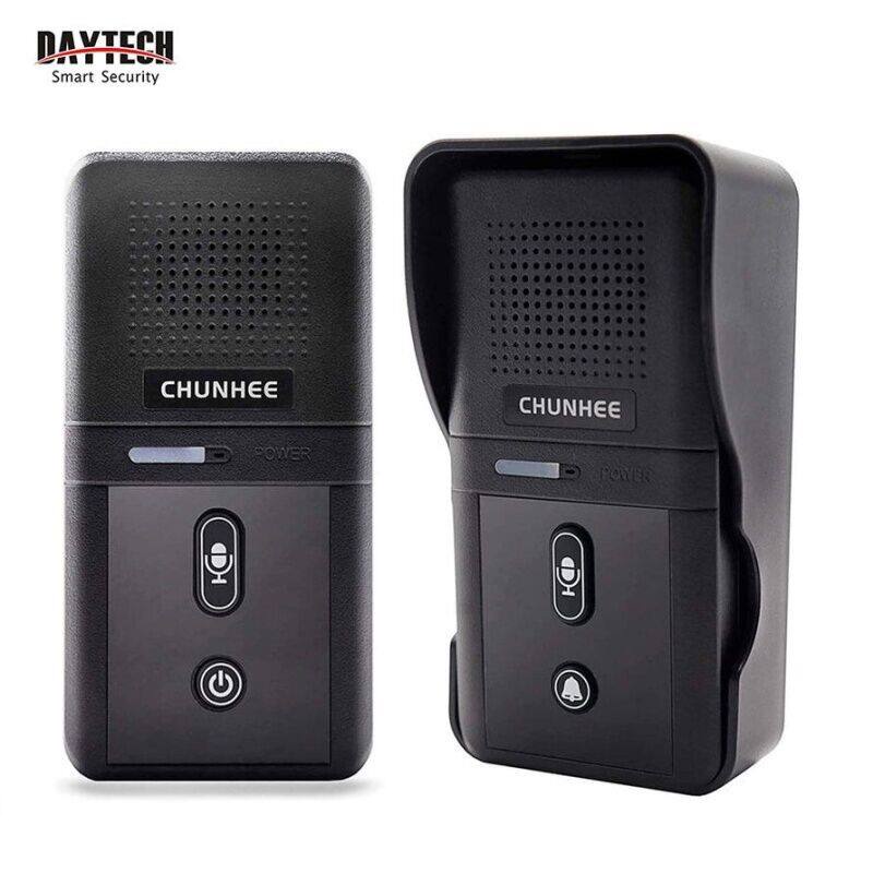 DAYTECH 2 WAY Communication Intercom Doorbell กันน้ำ 800M ช่วง 2800mAh แบตเตอรี่ 10 ริงโทน 3 ...