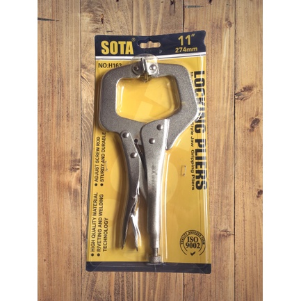 คีมล็อค ตัวซีปากขยับได้ 11 นิ้ว SOTA C-CLAMP คีมล็อคตัว C คีมจับชิ้นงาน ...
