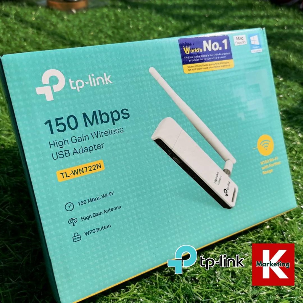 TP-Link TL-WN722N อุปกรณ์รับสัญญาณ Wi-Fi (150Mbps High Gain Wireless ...