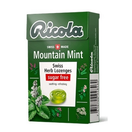 Ricola Swiss Herb Lozenges Sugar Free 40 g. ริโคลา ลูกอมสมุนไพร ปราศจากน้ำตาล 40 กรัม 5 รสชาติ ...