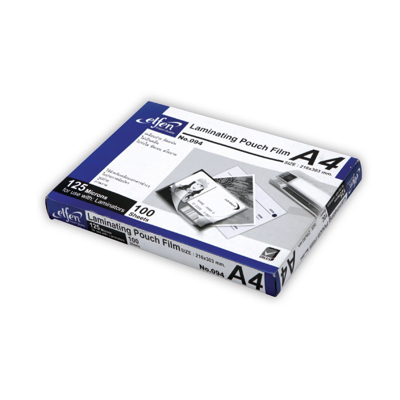 พลาสติกเคลือบบัตร ขนาด A4 รุ่น Elfen หนา 125 mc.จำนวน 100 แผ่น (1กล่อง ...