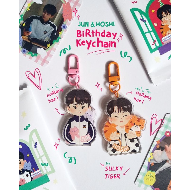 JUNRANGHAE & HORANGHAE BDAY KEYCHAIN | Shopee Thailand