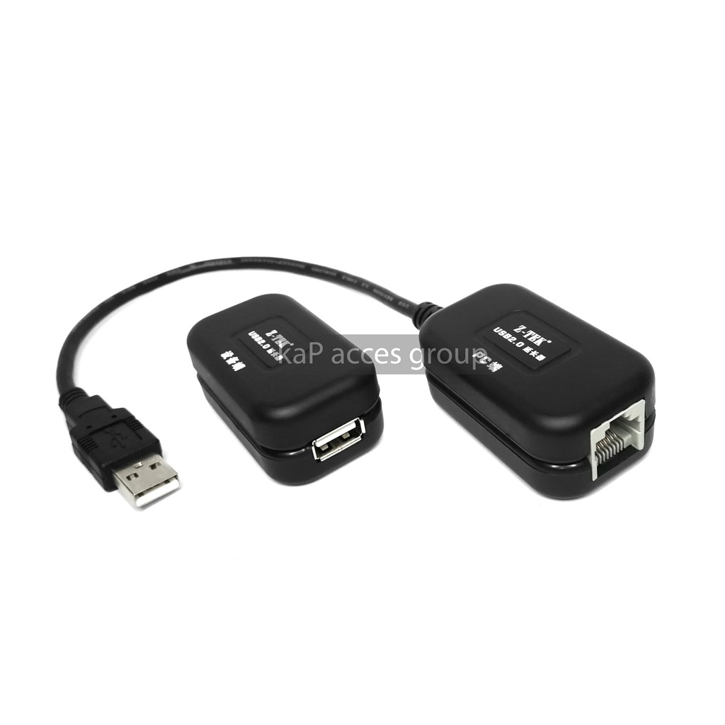 USB 2.0 EXTENDER UTP LAN (50M) ของแท้ 💯% ZTek ผ่านสายแลน | Shopee Thailand