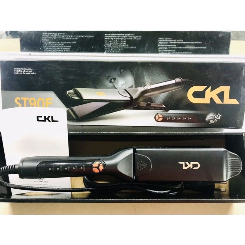เครื่องหนีบผมCKL ST90E/CKL-333 ที่หนีบผมตรง ทำวอลลุ่ม ปรับความร้อนได้ 5 ระดับ | Shopee Thailand